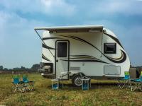 China Independent Suspension Recreational Vehicle RV Aluminum Travel Trailers Kitchen for sale
