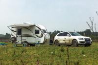 China Independent Suspension Recreational Vehicle RV Aluminum Travel Trailers Kitchen for sale
