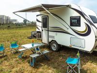 China Independent Suspension Recreational Vehicle RV Aluminum Travel Trailers Kitchen for sale