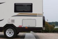 China Leisure Vehicle Compact Camper Trailer Aluminum Camper Trailer For Family for sale