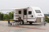 China Leisure Vehicle Compact Camper Trailer Aluminum Camper Trailer For Family for sale