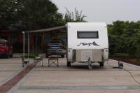 China Leisure Vehicle Compact Camper Trailer Aluminum Camper Trailer For Family for sale