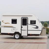 China Sandwich Structure RV Travel Trailer Gas Alarm 200AH 400AH Battery Small Rv Campers for sale