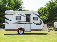 China Color RV Travel Trailer 3000W Inverter Recreational Trailer For Adventure Outdoor for sale