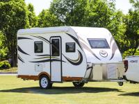 China High Strength Steel Light Travel Trailers Electrophoresis Mobile Trailer Camper ALKO Chassis for sale