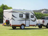 China High Strength Steel Light Travel Trailers Electrophoresis Mobile Trailer Camper ALKO Chassis for sale