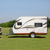 China High Strength Steel Light Travel Trailers Electrophoresis Mobile Trailer Camper ALKO Chassis for sale