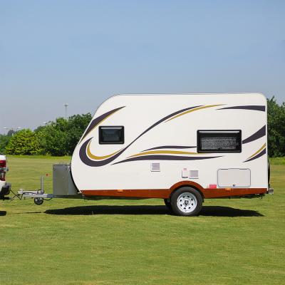 China High Strength Steel Light Travel Trailers Electrophoresis Mobile Trailer Camper ALKO Chassis for sale