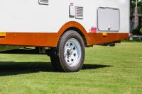 China High Strength Steel Light Travel Trailers Electrophoresis Mobile Trailer Camper ALKO Chassis for sale