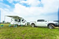 China 4 Pcs RV Travel Trailer Air Conditioner With Gas Smoke Alarm Fiberglass Tent Trailer for sale