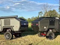 China Optional Tent Truck Camper Towing Trailer Small Off Road Camper RV Caravan for sale