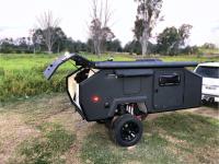 China Optional Tent Truck Camper Towing Trailer Small Off Road Camper RV Caravan for sale