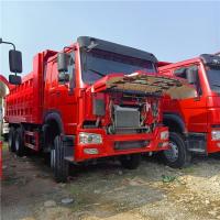 China Medium Size Used Tipper Trucks Steel Wheels  Used Howo Dump Truck for sale