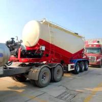 China Powder Custom Semi Trailer High Capacity Height Truck Tipper Semi Trailer for sale