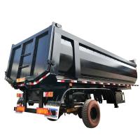 China U Shape Dump Truck Semi Trailer 20ft 45ft Semi Tipper Trailer Customizable Tire for sale