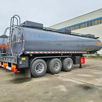 China 45ft Fuel Semi Trailer Anti Corrosion Painting Liquid Tanker Trailer for sale