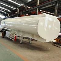 China 45ft Fuel Semi Trailer Anti Corrosion Painting Liquid Tanker Trailer for sale