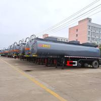 China 45ft Fuel Semi Trailer Anti Corrosion Painting Liquid Tanker Trailer for sale