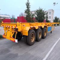 China 40 Feet Container Semi Trailer 12.5m Steel Material for sale