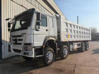 China 12R20 Tire Used Dump Truck With New Tires Sinotruck HOWO Tipper Truck 12 Wheels for sale