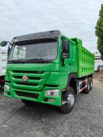 China SINOTRUCK HOWO Used Dump Truck With Spring Suspension Tires  12 Wheels for sale