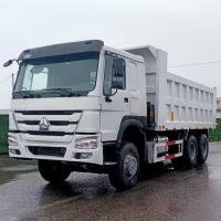 China HW06 Cab Used Tipper Trucks with Sinotruk Transmission and 6 Cylinders for sale