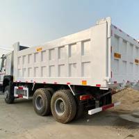 China HW06 Cab Used Tipper Trucks with Sinotruk Transmission and 6 Cylinders for sale