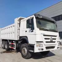 China HW06 Cab Used Tipper Trucks with Sinotruk Transmission and 6 Cylinders for sale