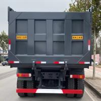 China 5.3-6.2 M Cargo Box Length Used Tipper Truck With Sinotruk AC16 Axle HOWO/ Shackman Brand for sale