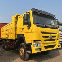 China 10-15 T Used Tipper Trucks Front Axle Reinforced Wide Cargo Box 6x4 HOWO Dumper Truck for sale