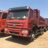 China 5.3-6.2 M Cargo Box Used Tipper Trucks with Sinotruk Engine Flat Single Sleeper Cabin for sale