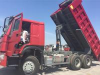 China 5.3-6.2 M Cargo Box Used Tipper Trucks with Sinotruk Engine Flat Single Sleeper Cabin for sale