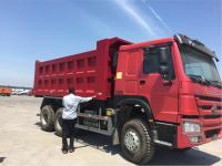 China 5.3-6.2 M Cargo Box Used Tipper Trucks with Sinotruk Engine Flat Single Sleeper Cabin for sale
