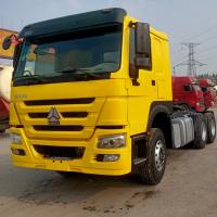 China Manual Transmission Used Tractor Trucks for Euro II Euro V Emission 6x4 Or 8x4 Drive Type for sale