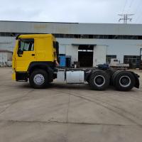 China Second-Hand Semi-Trailer Tractor Head Rear Eight-Wheel Mining Transport Head 371 Horsepower Freight Truck Head for sale
