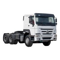 China Howo 6 * 4 Semi-Trailer Tractor Front Double Wheel Drive Freight Truck Front 380 Horsepower Tractor Trailer Head for sale