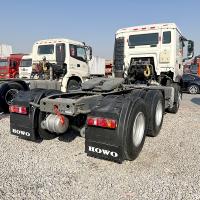 China Howo 6 * 4 Semi-Trailer Tractor Front Double Wheel Drive Freight Truck Front 380 Horsepower Tractor Trailer Head for sale