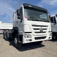 China Howo 6 * 4 Semi-Trailer Tractor Front Double Wheel Drive Freight Truck Front 380 Horsepower Tractor Trailer Head for sale