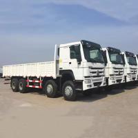 China 300-400L Fuel Tank Capacity Fence Truck Cargo Carriers  8x4 For Customer Requirements for sale