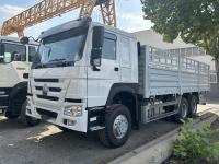 China Fence Truck Body Type Used Cargo Trucks Sinotruk Howo Fence Cargo Lorry Truck With Full Cargo Trailer for sale