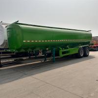 China 3 Axles Aluminum Alloy 42000 45000 Liters Petrol Diesel Oil Fuel Tanker Trailers for sale