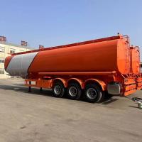 China 60CBM Fuel Semi Trailer 4 Axles White Liquid Tank Trucks Tanker Semi-Trailers Cimc Fuel Tank Trailer for sale
