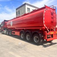China 60CBM Fuel Semi Trailer 4 Axles White Liquid Tank Trucks Tanker Semi-Trailers Cimc Fuel Tank Trailer for sale