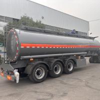 China Rear Tipping Self Dumping Integrated Tank Semi Trailer Liquid Transportation Tank Truck, Oil Tank Truck for sale