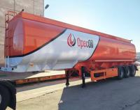 China Ordinary Liquid Transportation Semi Trailer Refueling Trucks Large Oil Tank Trucks Liquefied Natural Gas Transportation for sale