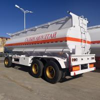 China 45000 Liters Heavy Duty Stainless Steel Edible Liquid Oil Tanker Trailers Petrol Fuel Tanker Semi Trailer for sale