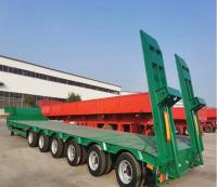 China Heavy Duty Thickened Beam 40 Foot Container Flatbed Semi Trailer Widened Plate 16.5 Meters Low Flatbed Trailer for sale