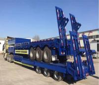 China Heavy Duty Thickened Beam 40 Foot Container Flatbed Semi Trailer Widened Plate 16.5 Meters Low Flatbed Trailer for sale