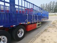 China 9500mm-13000mm Length*2500mm*2800mm Fence Semi Trailer With Mechanical Suspension for sale