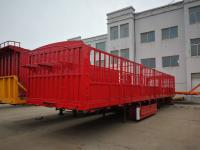 China 9500mm-13000mm Length*2500mm*2800mm Fence Semi Trailer With Mechanical Suspension for sale